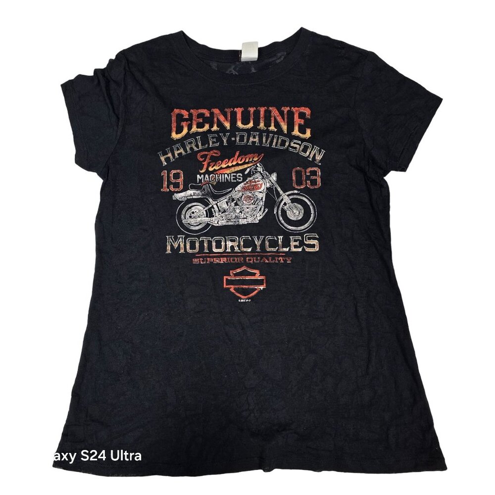 Genuine Harley-Davidson Freedom Machine Motorcycle T-… - Gem